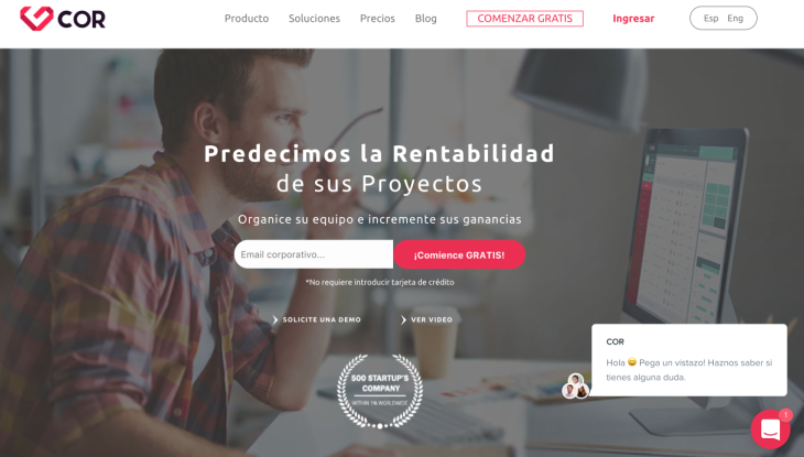 COR ayuda a predecir la rentabilidad de un proyecto